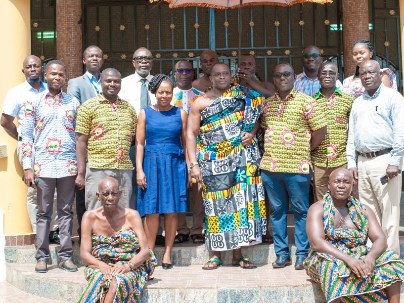 PSGH Eastern Region pays courtesy call on Omanhene of the New Juaben ...